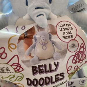 Belly doodles | Toys | Belly Doodles Plush Elephant Draw On Belly With ...